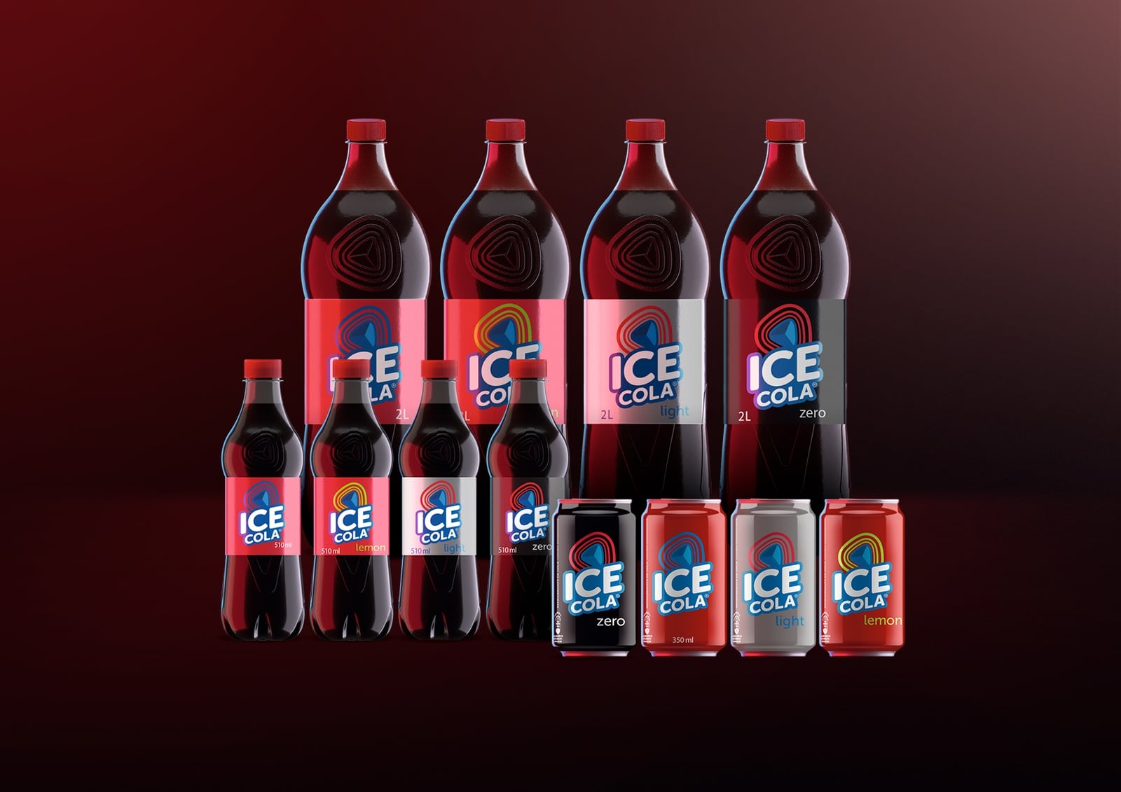 Identidade Visual e Embalagens Ice Cola